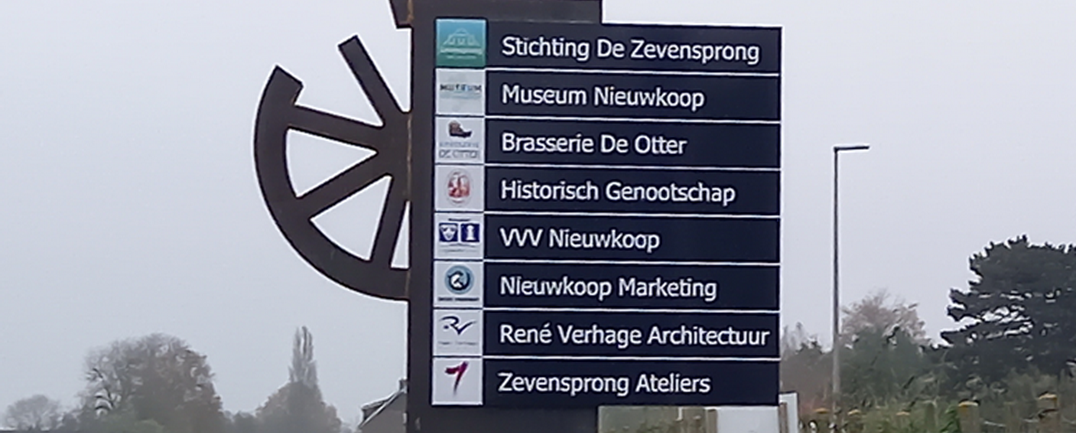 Nieuw informatiebord De Zevensprong - De Nieuwkoper
